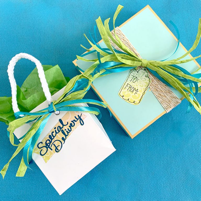 Make Your Own Quick Self-Stick Gift Tags - Angie Holden The Country ...
