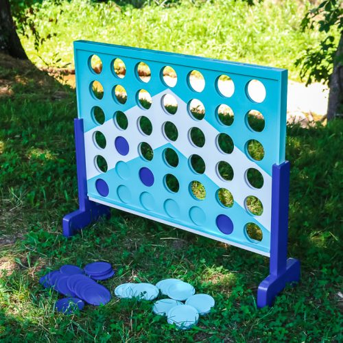 DIY Backyard Game Paint A Four In A Row Game Angie Holden The diy-backyard-game-paint-a-four-in-a-row-game-angie-holden-the