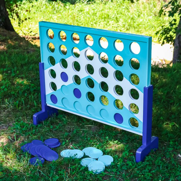 DIY Backyard Game: Paint a Four in a Row Game - Angie Holden The ...