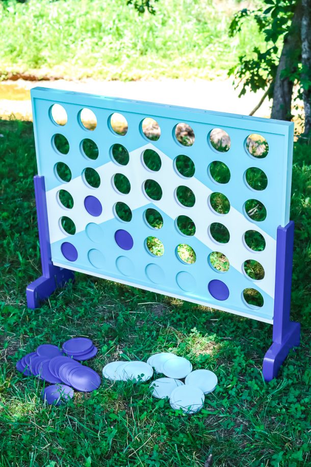 DIY Backyard Game: Paint a Four in a Row Game - Angie Holden The ...