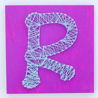 String Art For Kids DIY Craft Idea - Angie Holden The Country Chic Cottage