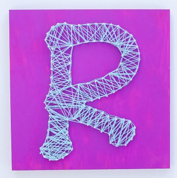 String Art For Kids DIY Craft Idea - Angie Holden The Country Chic Cottage