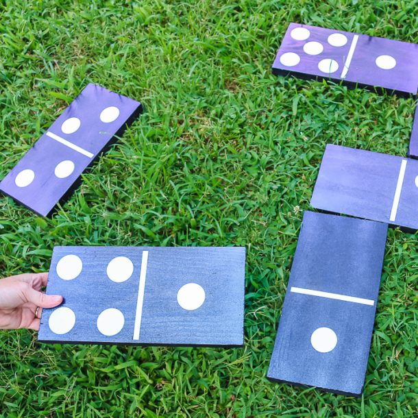 How to Make DIY Dominoes for Your Backyard - Angie Holden The Country ...