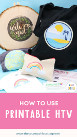 How To Use Printable HTV (Heat Transfer Vinyl) - Angie Holden The ...