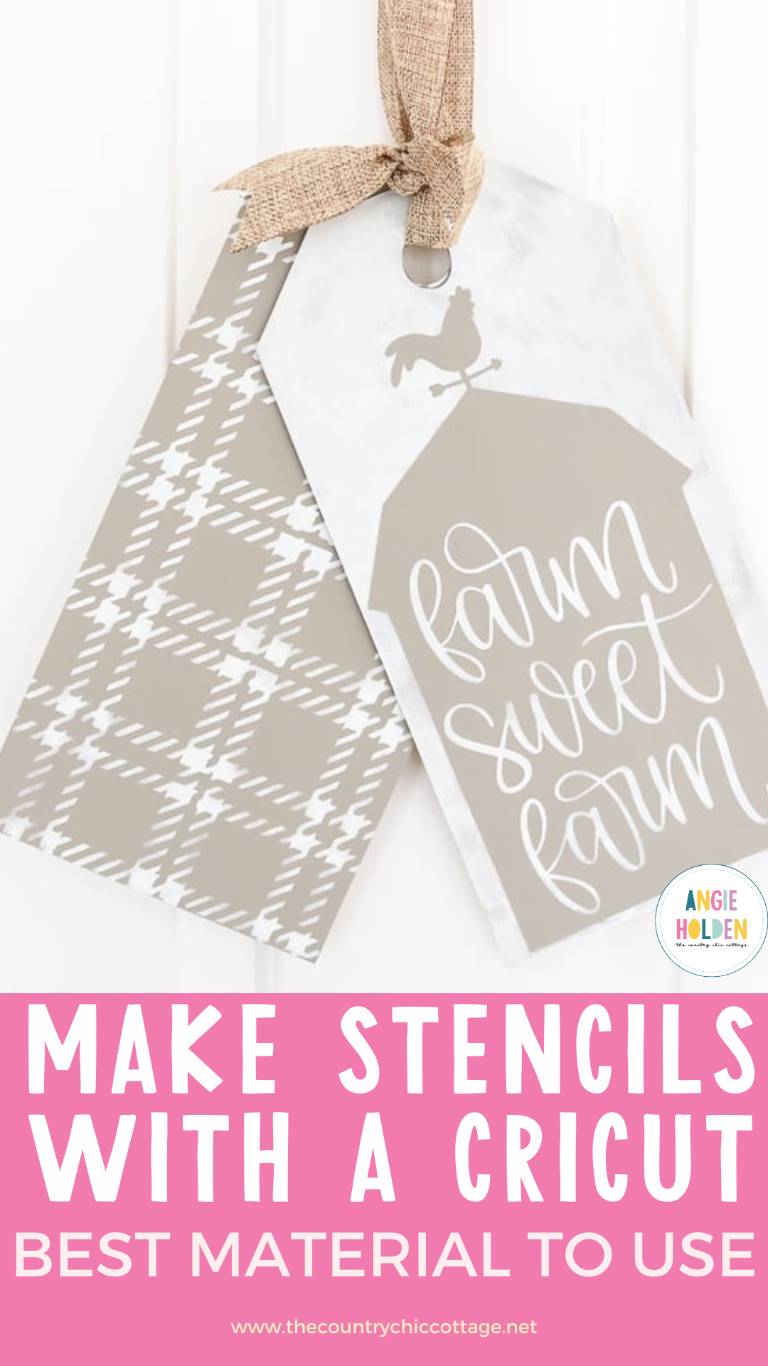 Best Stencil Material For Cricut - County Chic Cottage