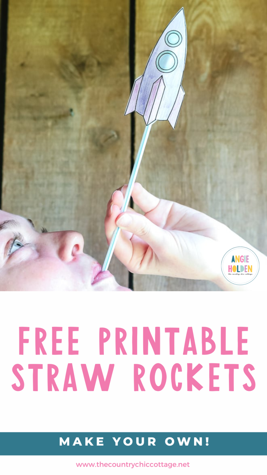 Straw Rockets: Make Your Own with a Free Printable - Angie Holden The ...