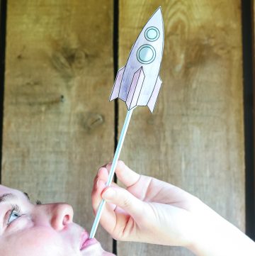 Straw Rockets: Make Your Own with a Free Printable - Angie Holden The ...