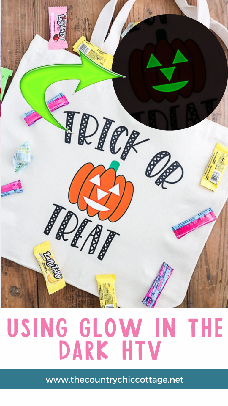 How to Use Glow in the Dark HTV - Angie Holden The Country Chic Cottage