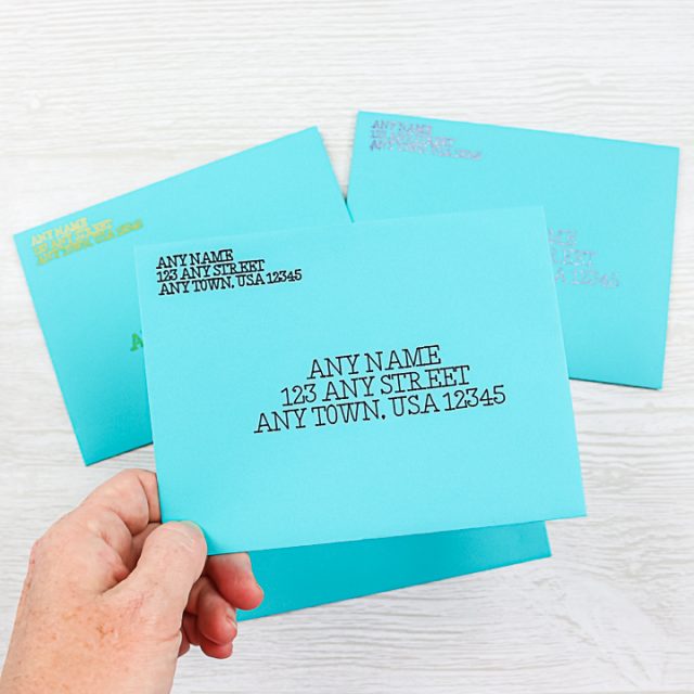 Addressing Envelopes with a Cricut: Draw or Foil - Angie Holden The ...