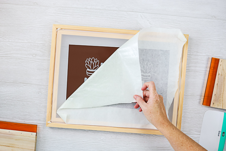 Cricut Screen Print How To Screen Print With Vinyl The Country Chic 
