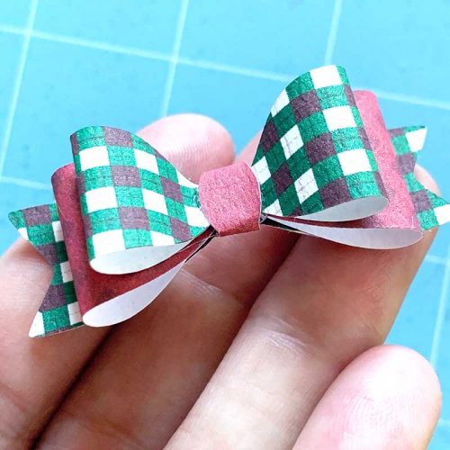 Make Mini Paper Bows With Your Cricut Angie Holden The Country Chic