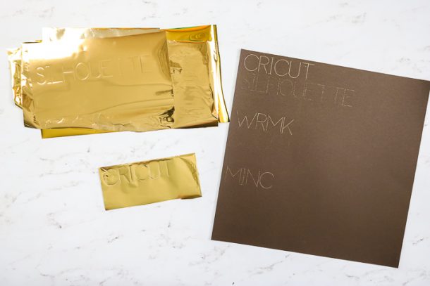 Foil Brand Comparison with the Cricut Foil Tool - Angie Holden The ...
