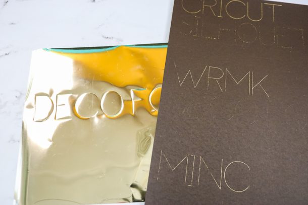 Foil Brand Comparison with the Cricut Foil Tool - Angie Holden The ...