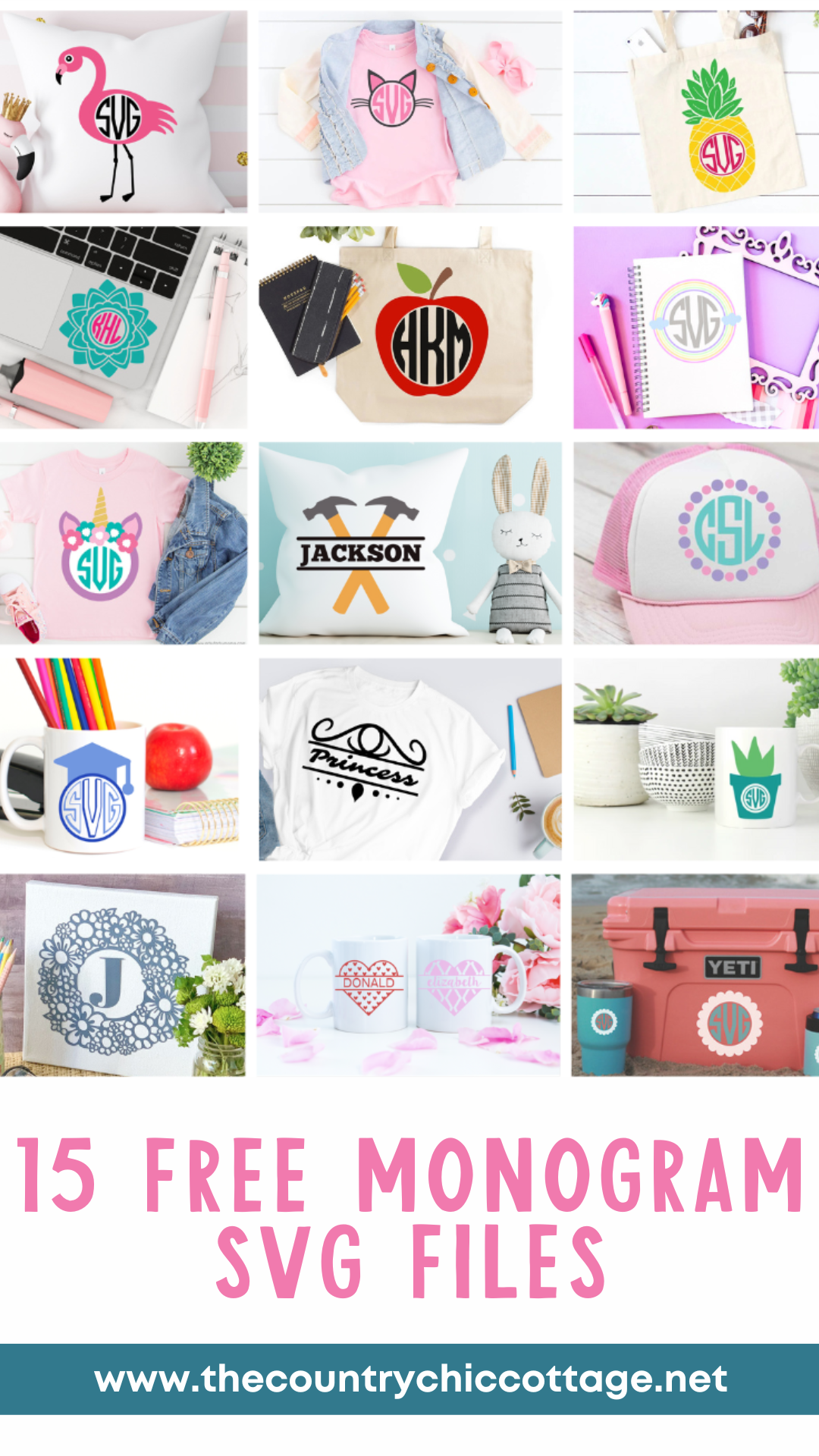 Free Monogram SVG plus 14 More Monogram Files - Angie Holden The ...