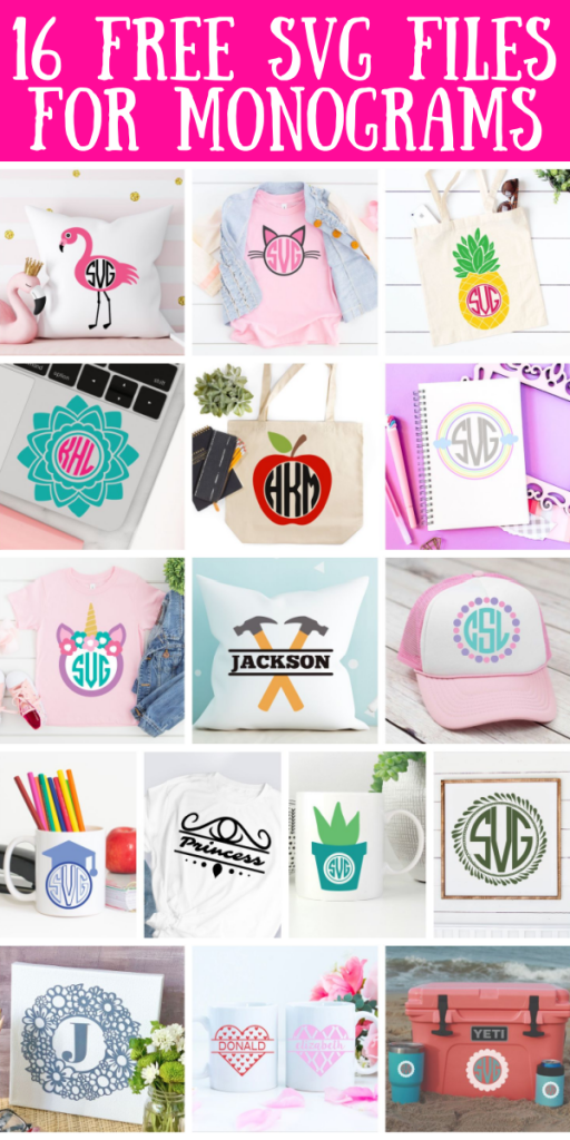Free Monogram SVG plus 15 More Monogram Files - Angie Holden The ...