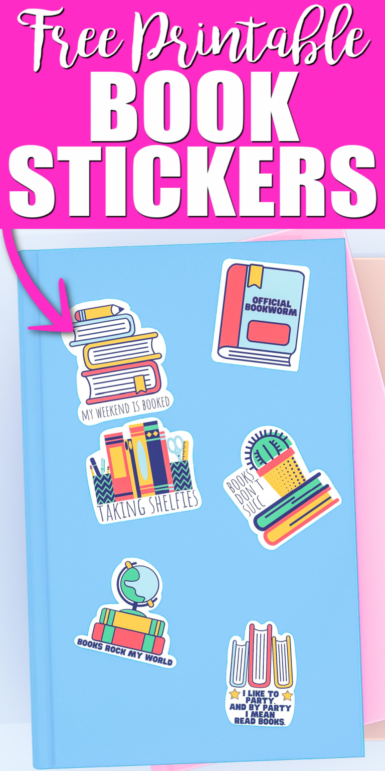 Book Stickers: Free Printable Stickers for Book Lovers - Angie Holden ...