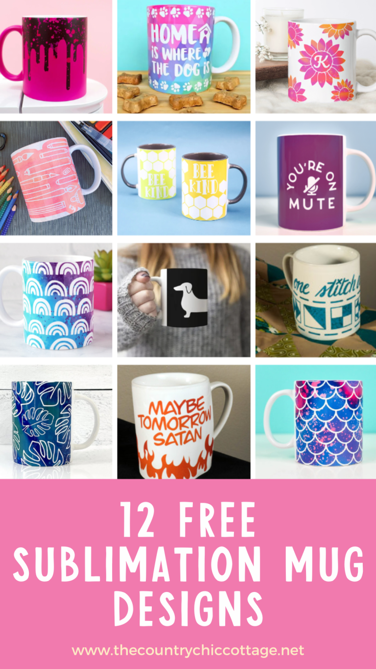Sublimation Mug Designs: 12 Free Downloads - Angie Holden The Country ...