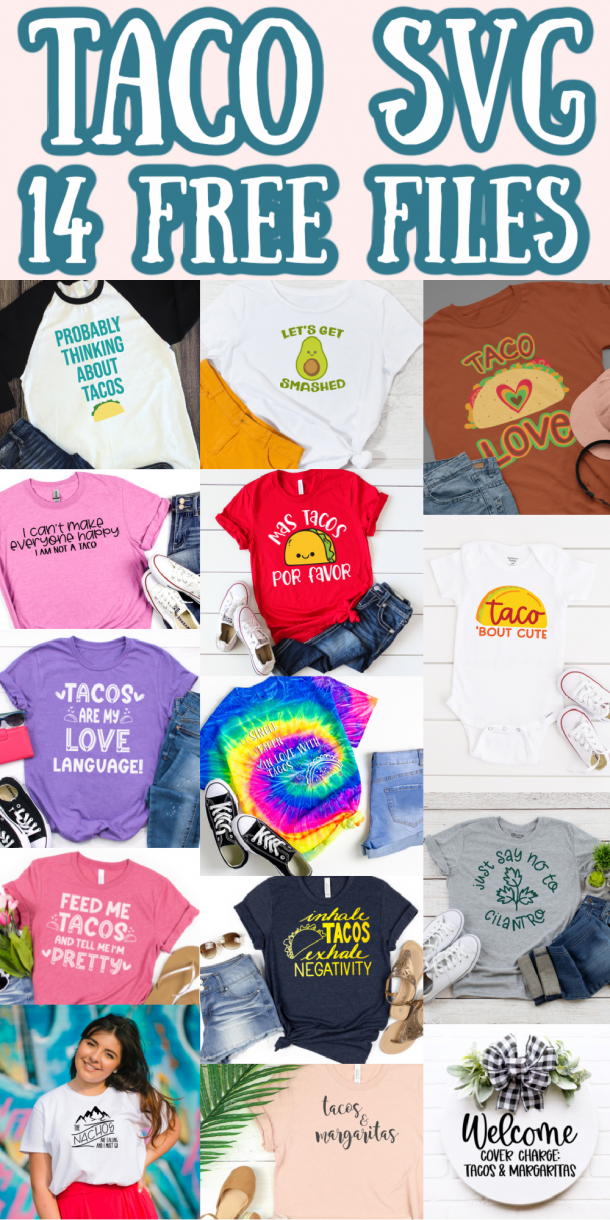 Taco SVG File: 14 Free Files for Taco Lovers - Angie Holden The Country ...