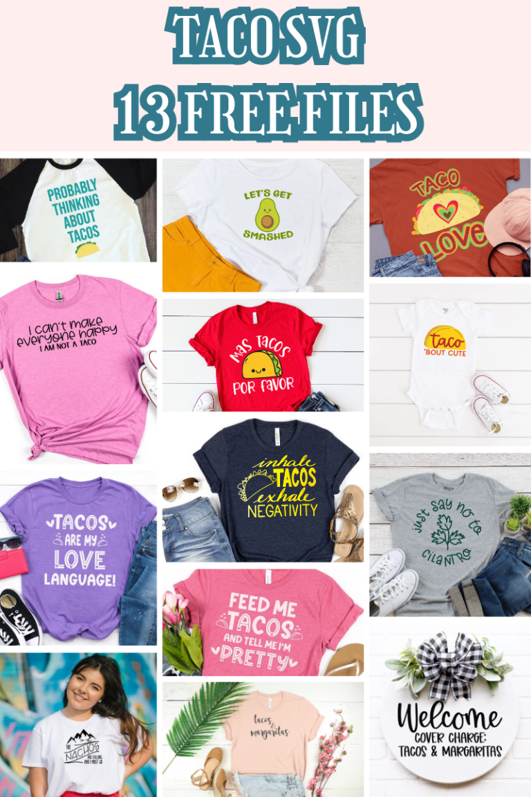 Taco SVG File: 13 Free Files for Taco Lovers - Angie Holden The Country ...