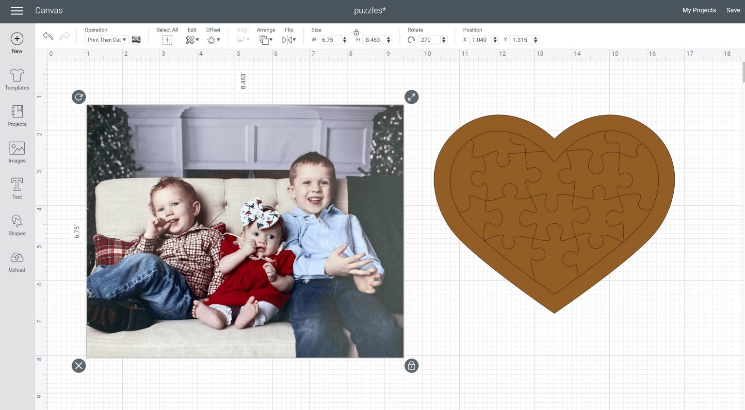 How to Make a Puzzle out of a Picture - Angie Holden The Country Chic ...