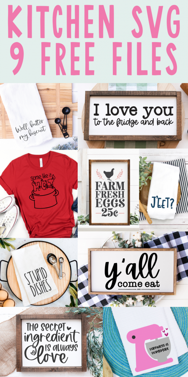 Free Kitchen Towel SVG File Plus More Kitchen Designs - Angie Holden ...