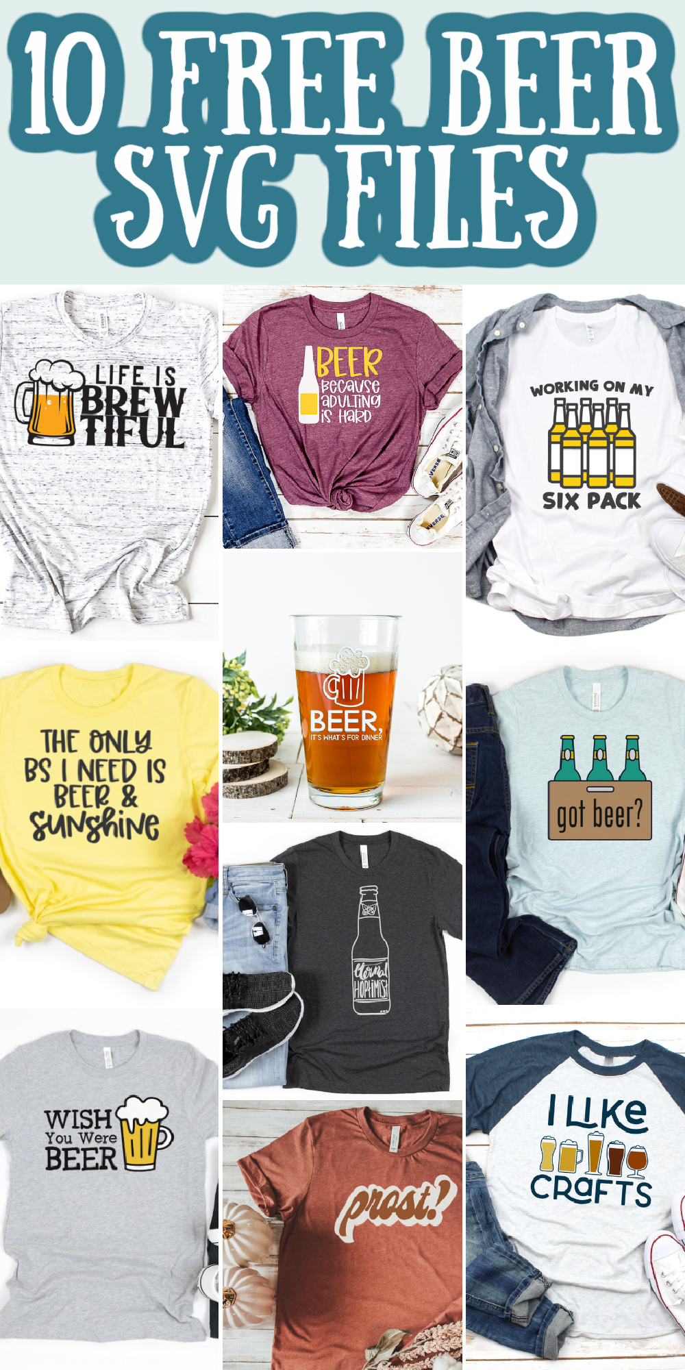 10 Free Beer SVG Files for Your Cricut - The Country Chic Cottage