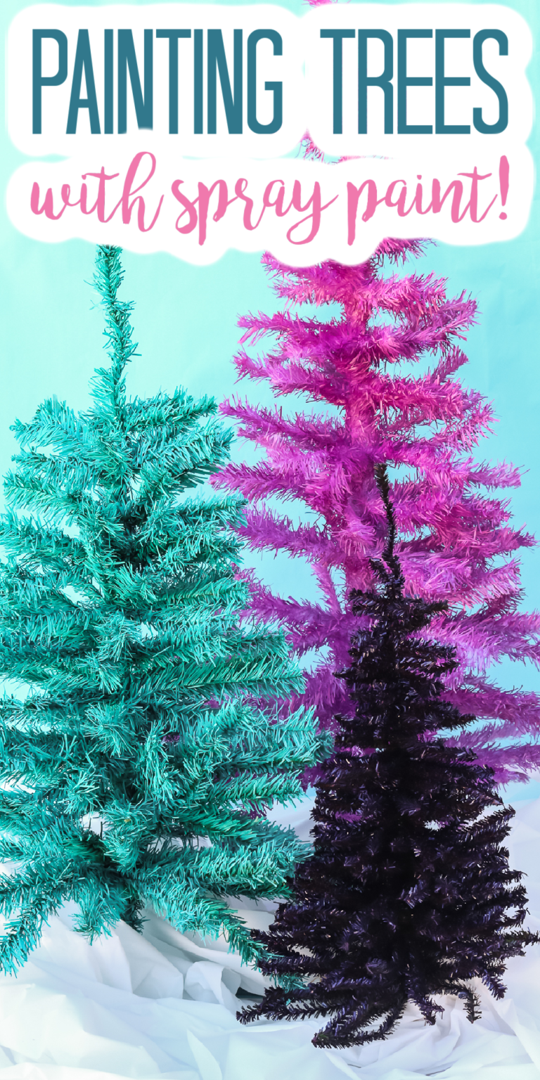 How to Paint Christmas Trees - Angie Holden The Country Chic Cottage
