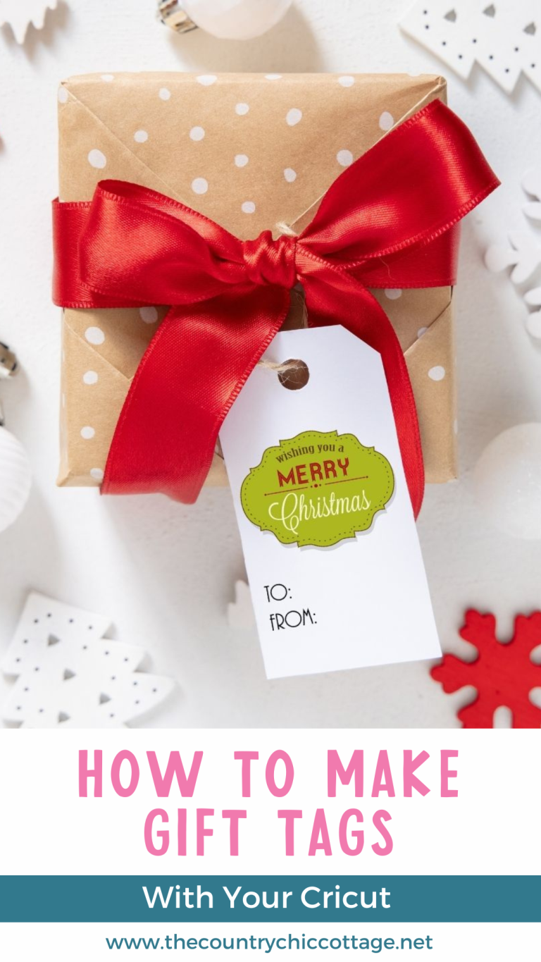 How to Make Gift Tags with a Cricut - Angie Holden The Country Chic Cottage