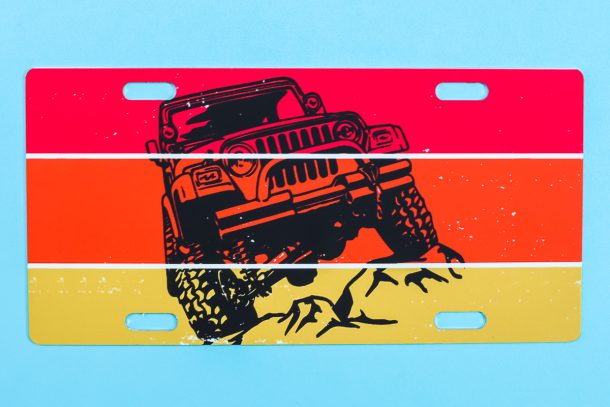 Sublimation License Plates: Step-by-Step Tutorial - Angie Holden The ...