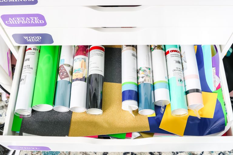 Cricut Vinyl Storage: Options that Work! - Angie Holden The Country ...