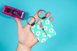 How to Make Sublimation Keychains - Angie Holden The Country Chic Cottage