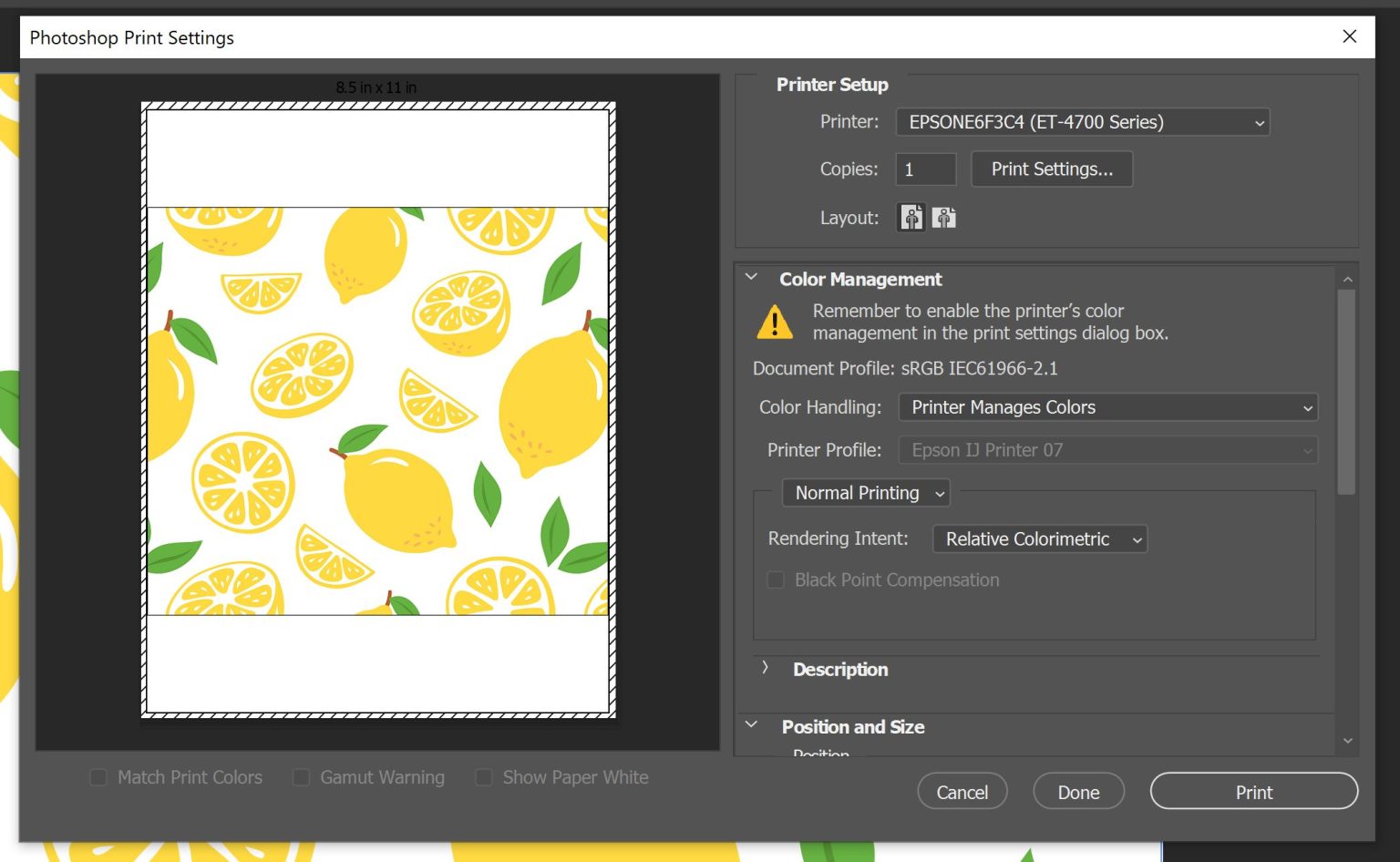 Sublimation Printer Settings and Manual Color Correction - Angie Holden ...