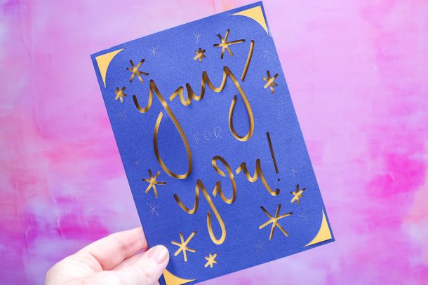 How To Make Cricut Foil Insert Cards - Angie Holden The Country Chic ...