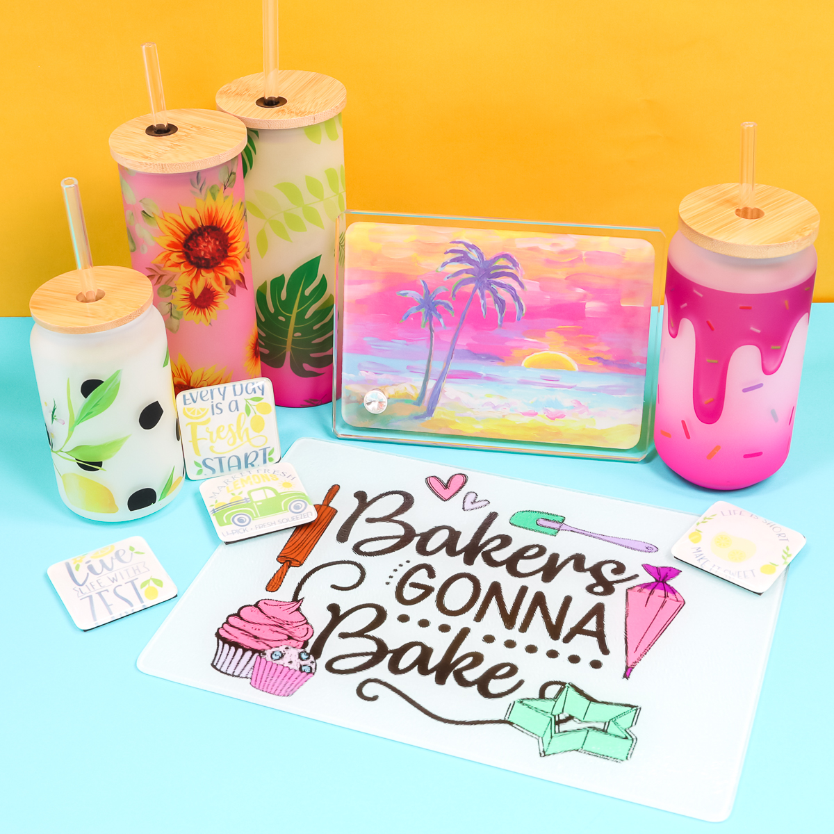 Sublimation on Glass: How to Do It the Right Way! - Angie Holden The ...