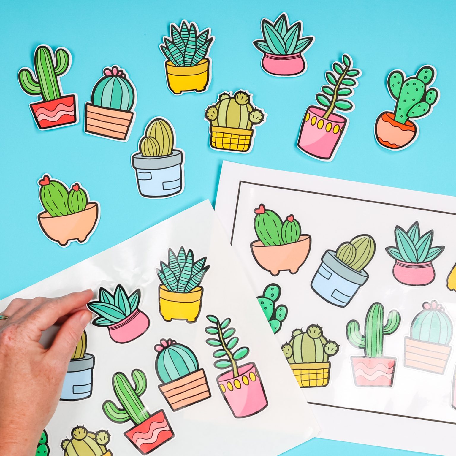 Cricut Laminate Stickers: Two Ways to Make Them - Angie Holden The ...