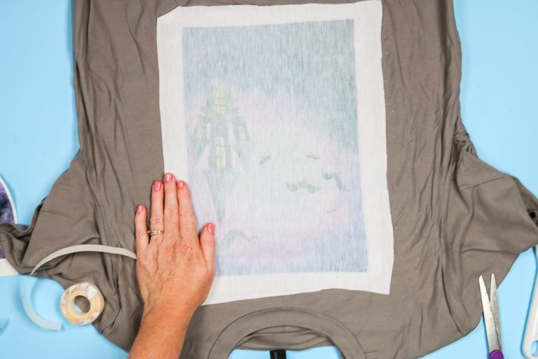 How to Make a Peek-a-Boo Sublimation Shirt - Angie Holden