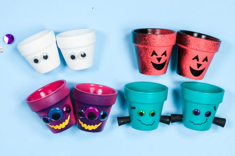 The Best Way to Make Halloween Flower Pots - Angie Holden The Country ...