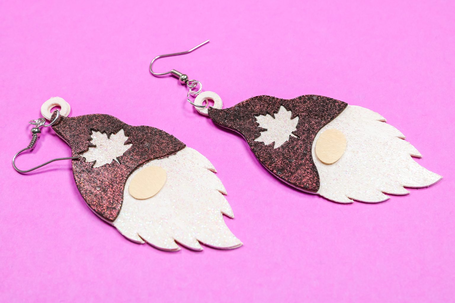 DIY Wood Earrings with a Cricut and Rust-Oleum Imagine Paint - Angie ...