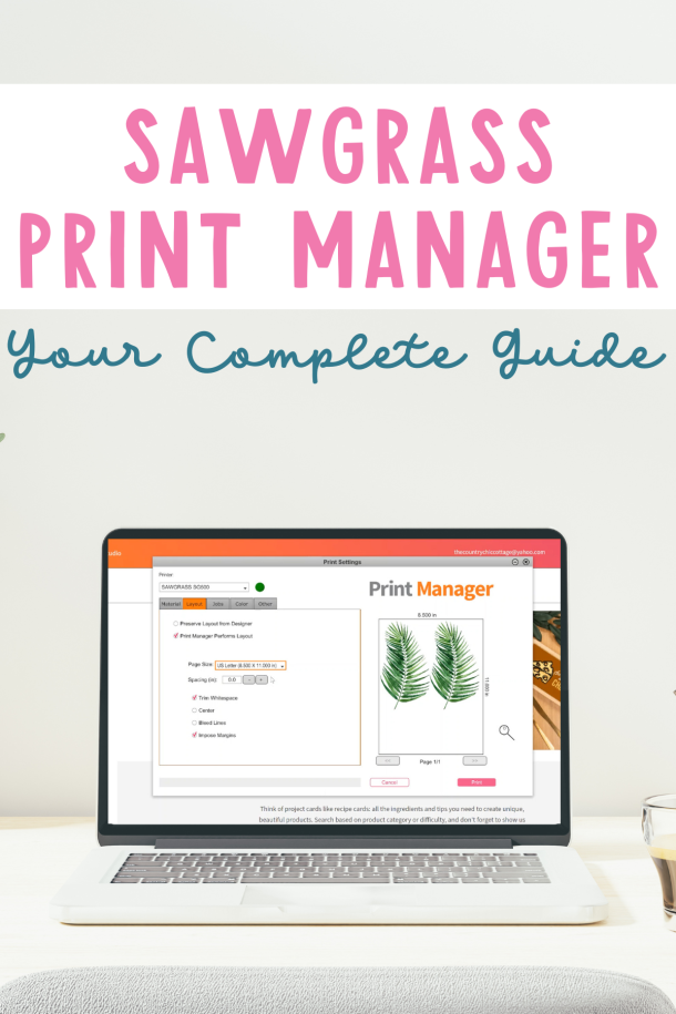 How to Use the Sawgrass Print Manager - Angie Holden The Country Chic ...