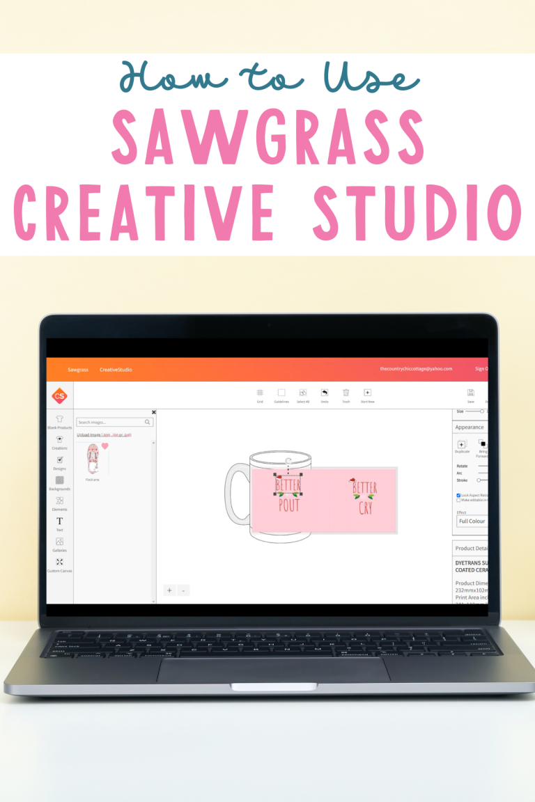 How to Use Sawgrass Creative Studio - Angie Holden The Country Chic Cottage