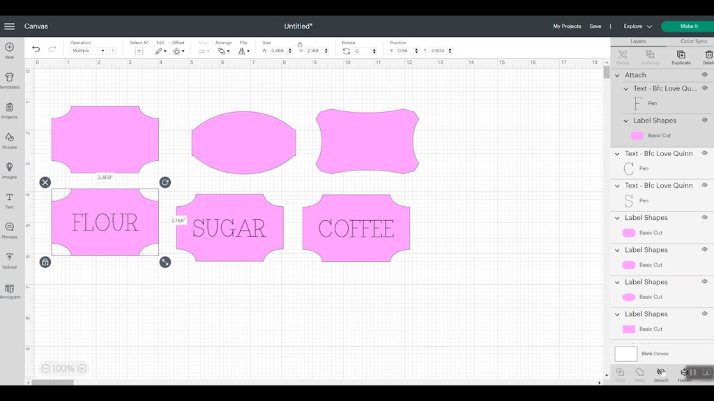 How To Make Labels With Any Cricut Machine - Angie Holden The Country ...