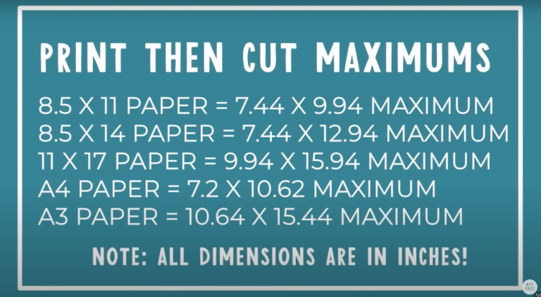 Your Guide to the New Larger Cricut Print Then Cut Sizes - Angie Holden ...