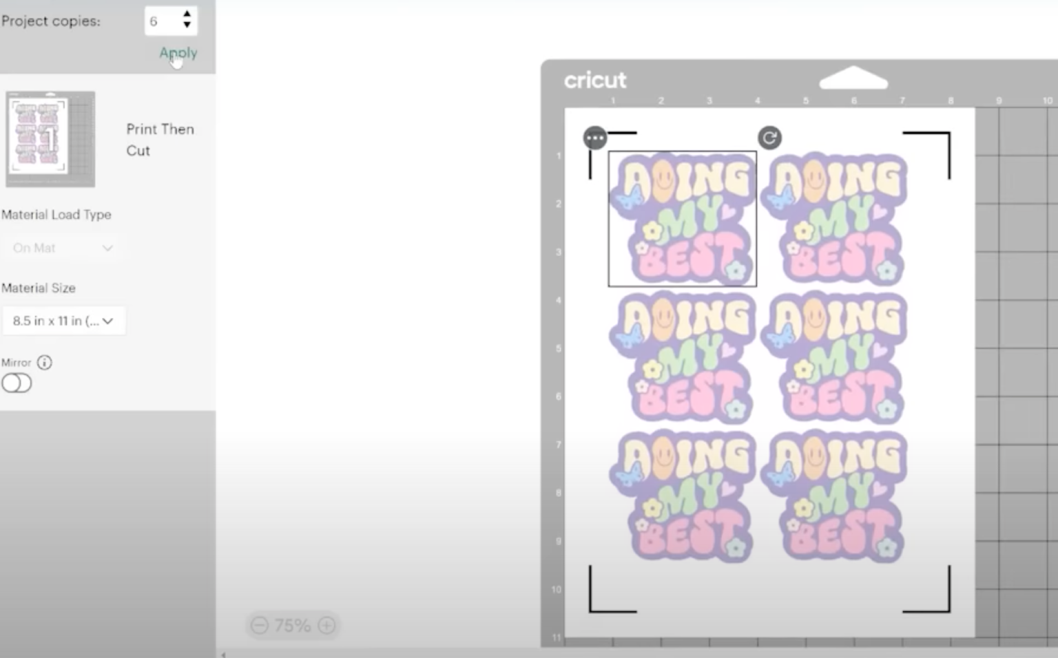 Your Guide to the New Larger Cricut Print Then Cut Sizes - Angie Holden ...