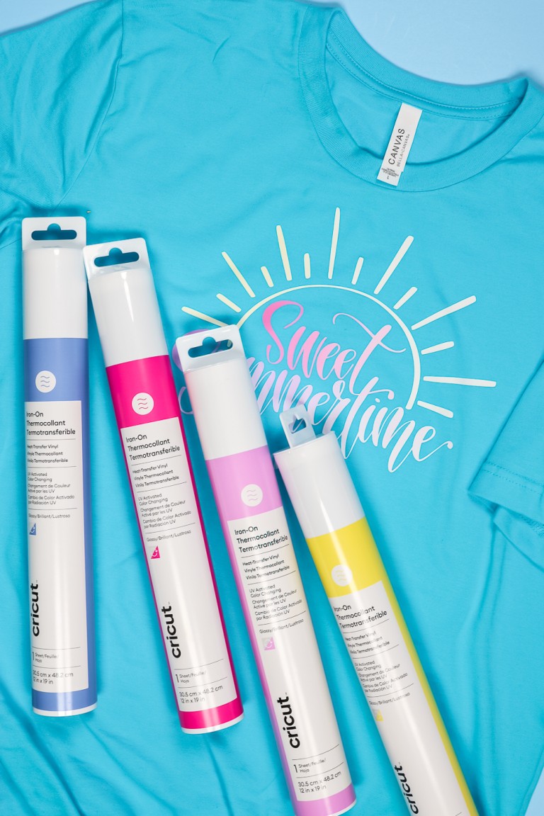 How to Use UV Color Changing HTV from Cricut - Angie Holden The Country ...