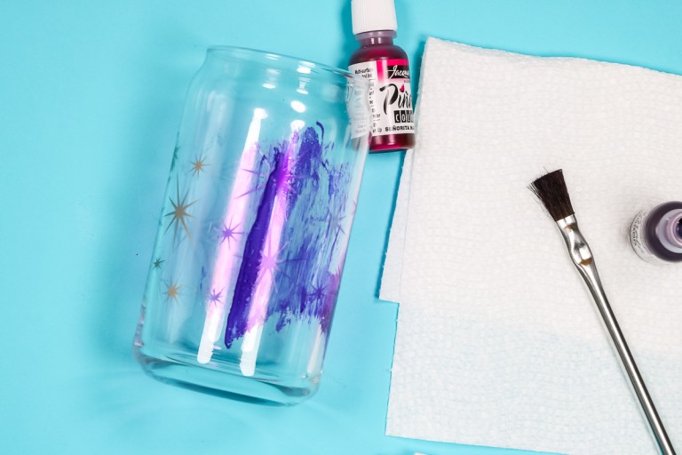 How to Color Glass Etching in Minutes - Angie Holden The Country Chic ...