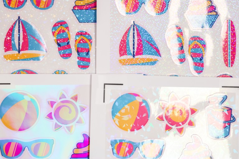 How to Make Holographic Stickers with a Cricut Machine - Angie Holden ...