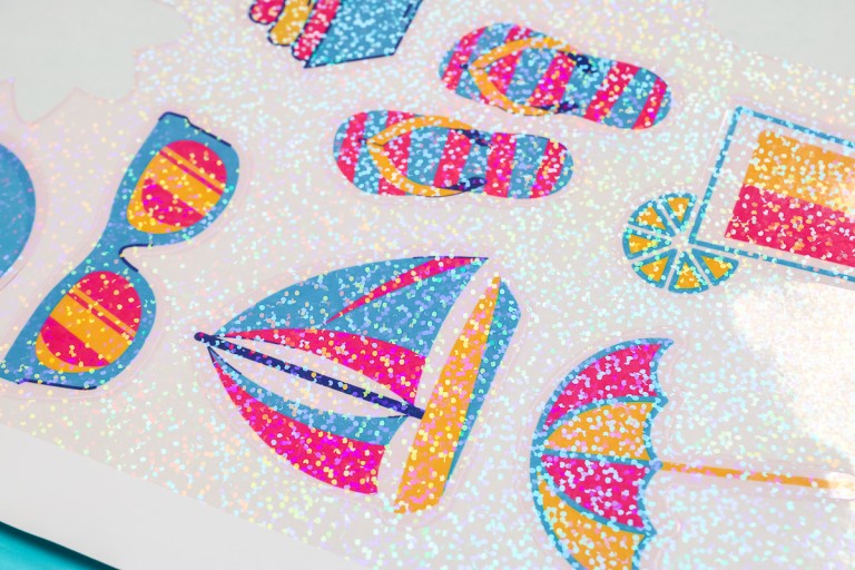 How to Make Holographic Stickers with a Cricut Machine - Angie Holden ...