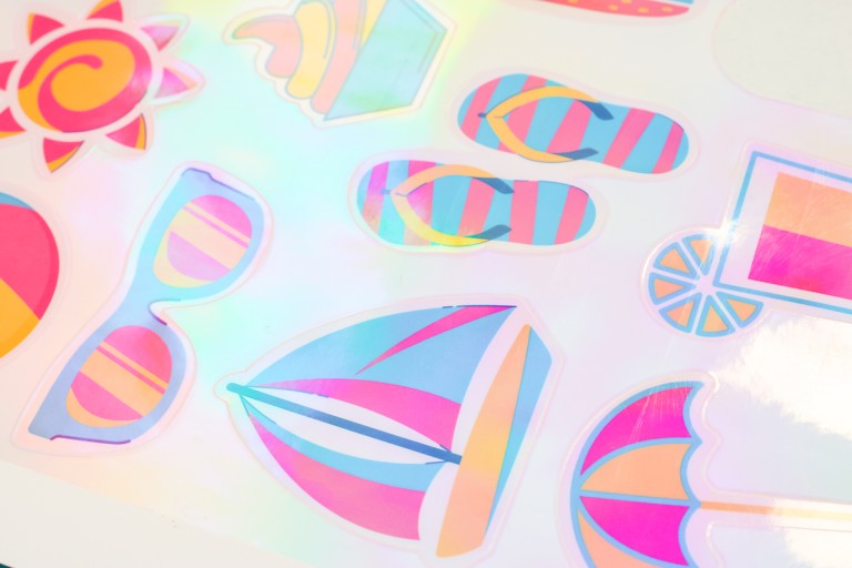 How to Make Holographic Stickers with a Cricut Machine - Angie Holden ...