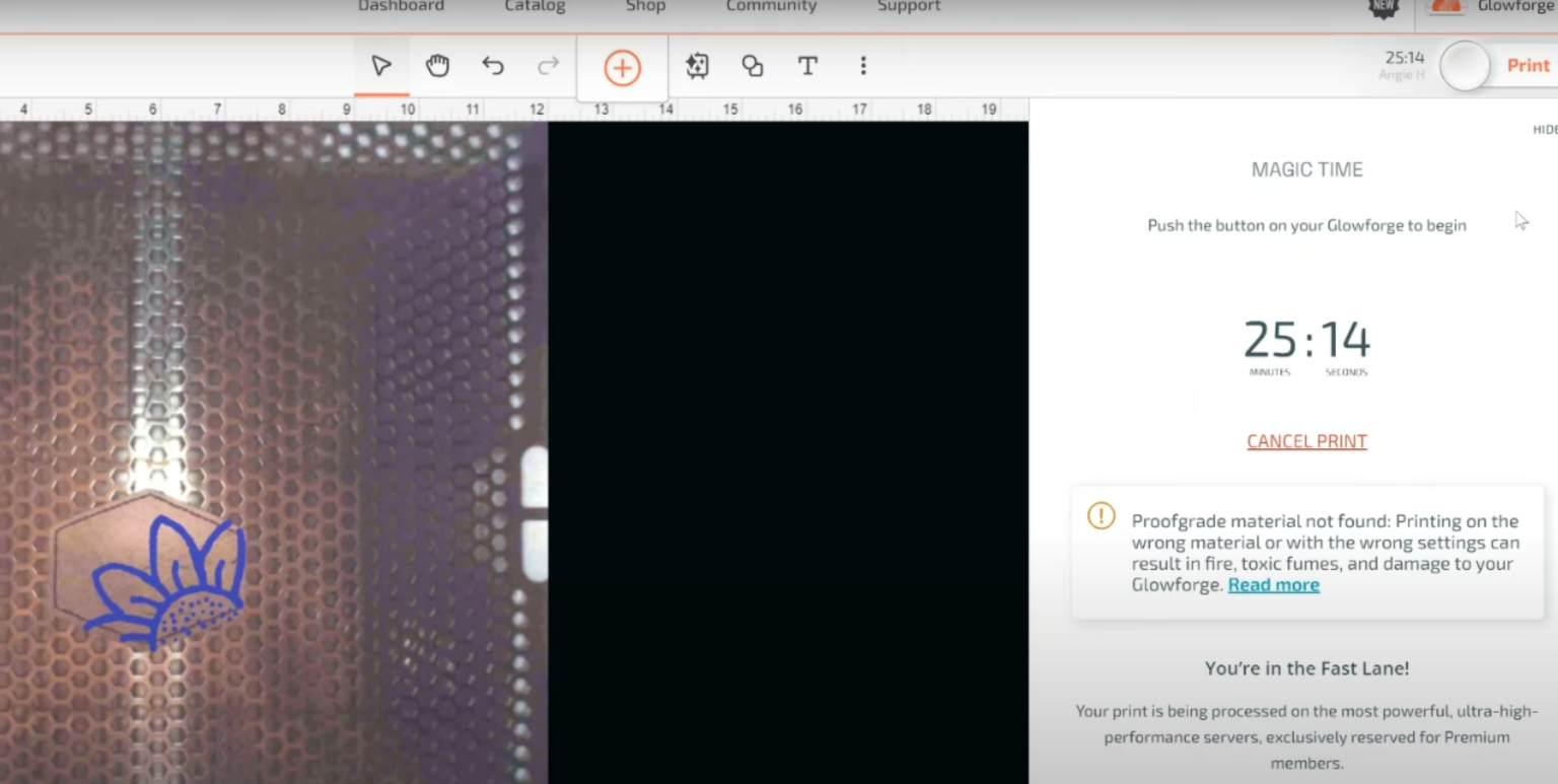 How to Engrave with Glowforge Aura - Angie Holden The Country Chic Cottage