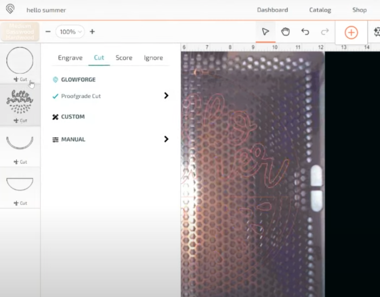 How to Upload and Trace Designs on a Glowforge - Angie Holden The Country Chic Cottage